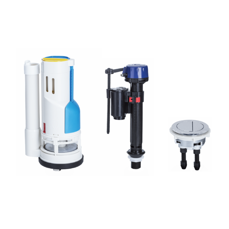 อะไหล่หม้อน้ำชักโครกชิ้นเดียวแบบกดบนระบบคู่ – Nasco Thailand